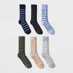 Signature Gold By Goldtoe Men's Marcos Madras Plaid Crew Socks 5pk ...