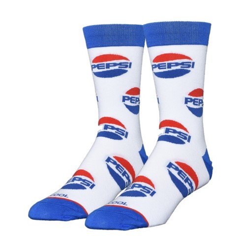 Cool Socks, Pepsi All Over, Funny Novelty Socks, Large : Target