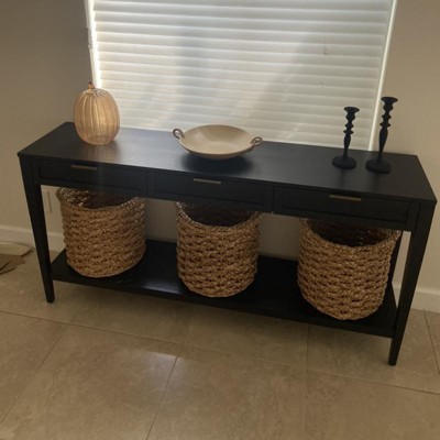 East Bluff Woven Drawer Console Table - Threshold™ Designed With Studio ...