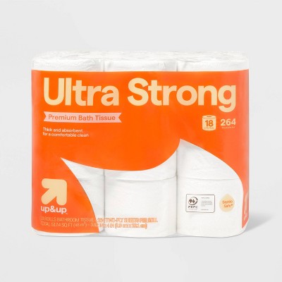 Premium Ultra Strong Toilet Paper - 18 Rolls - Up & Up™ : Target