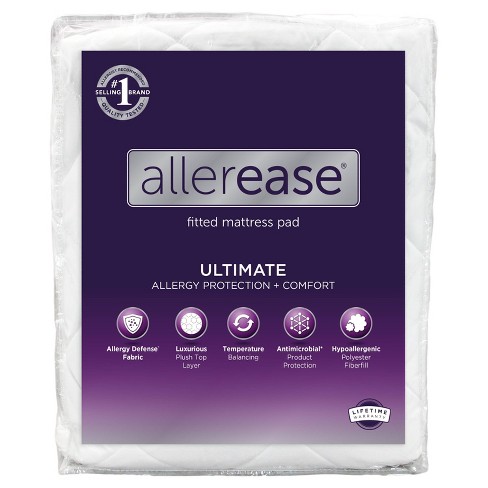 Ultimate Protection And Comfort Allergy Protection Mattress Pad - Allerease : Target