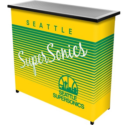 Seattle Supersonics Hardwood Classics 2-shelf Portable Bar : Target