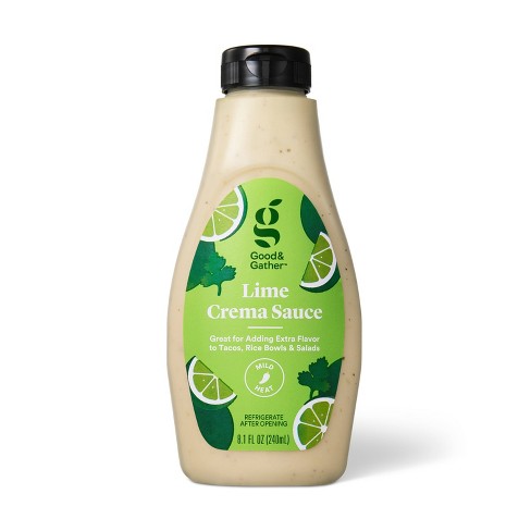 Lime Crema Sauce - 8.4oz - Good & Gather™ : Target