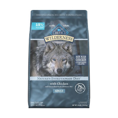 Blue Buffalo Wilderness High Protein Natural Large Breed Adult Dry Dog ...