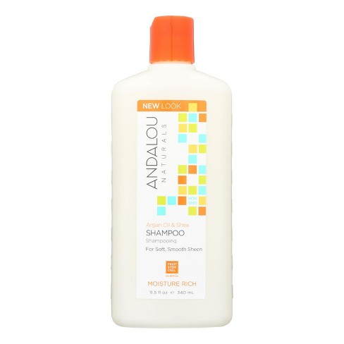 Andalou Naturals Argan Oil And Shea Moisture Rich Shampoo - 11.5 Oz ...