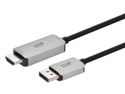 Monoprice Displayport 1.4 Cable To 8k Hdmi - 3 Feet | 32awg, 8k@60hz ...