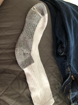 Hanes Men's Big & Tall Work Crew Socks 6pk -12-14 : Target