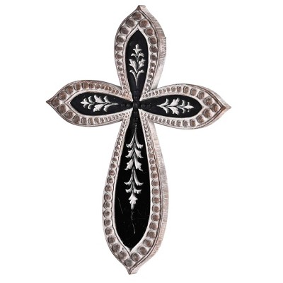 Dicksons WCR-195 Sculpted Flare Cross Black and Brown Distressed 12 ...
