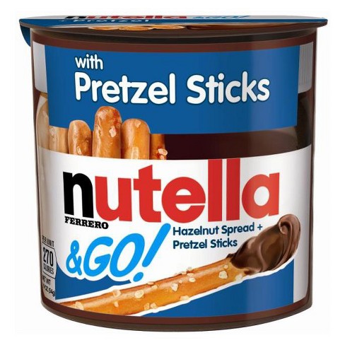 Nutella & Go! Hazelnut Spread & Pretzel Sticks - 1.9oz : Target