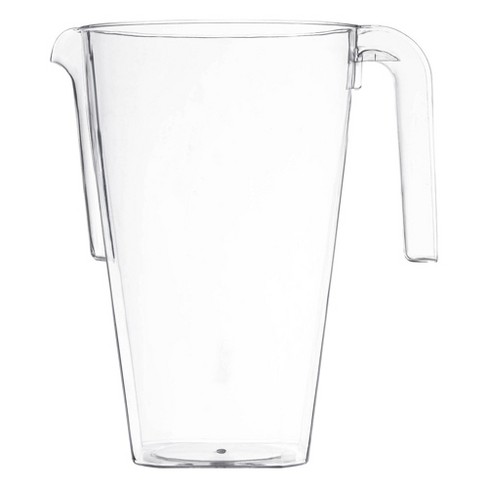 Smarty Had A Party 52 Oz. Clear Square Plastic Disposable Pitchers (24 ...