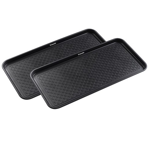 Trimate: Black All Weather 30"x15" Large Boot Tray, 2 Pack : Target