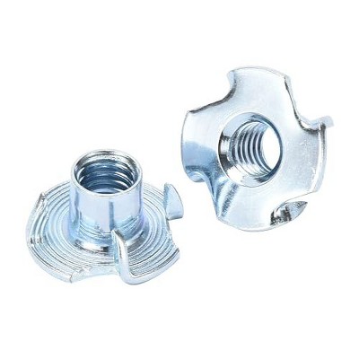 Bolt Dropper Threaded Inserts For Wood - Zinc Nuts & Bolts -set Of 100 ...