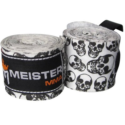 Meister 180" Mma Hand Wraps Pair - Death Skulls : Target
