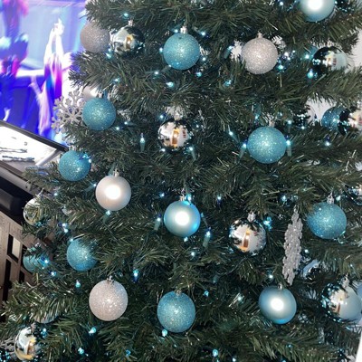 50ct Shatter-resistant Round Christmas Tree Ornament Set - Wondershop ...