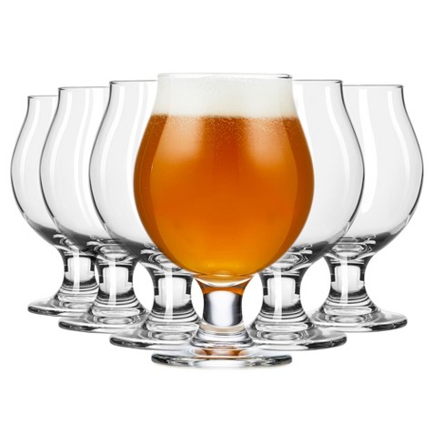 Libbey Entertaining Essentials Belgian Beer Glasses, 13 Ounce, Set Of 6 ...