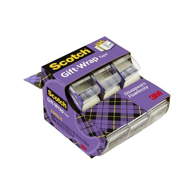 Scotch 3ct .75"x350" Gift Wrap Tape : Target