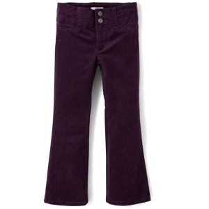The Children's Place Girls Pintuck Corduroy Flare Pants Purple 14 : Target