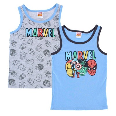 Textiel Trade Boy's Marvel Singlets (2 Pack) : Target