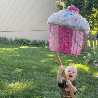 Cupcake Pinata - Spritz™: Pink Party Decoration For Kids Birthday, 14 ...