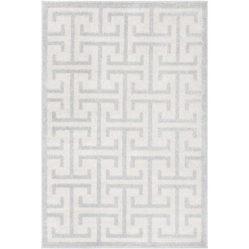 Amherst Amt404 Power Loomed Area Rug - Ivory/light Grey - 4'x6 ...