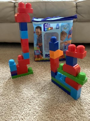 Mega Bloks Big Building Bag Playset - 80pcs : Target