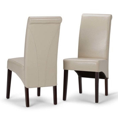 Set Of 2 Normandy Parson Dining Chairs Midnight Black - Wyndenhall : Target