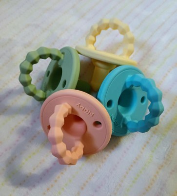 Nuby Softees Teether And Pacifier - Neutral - 5pk : Target