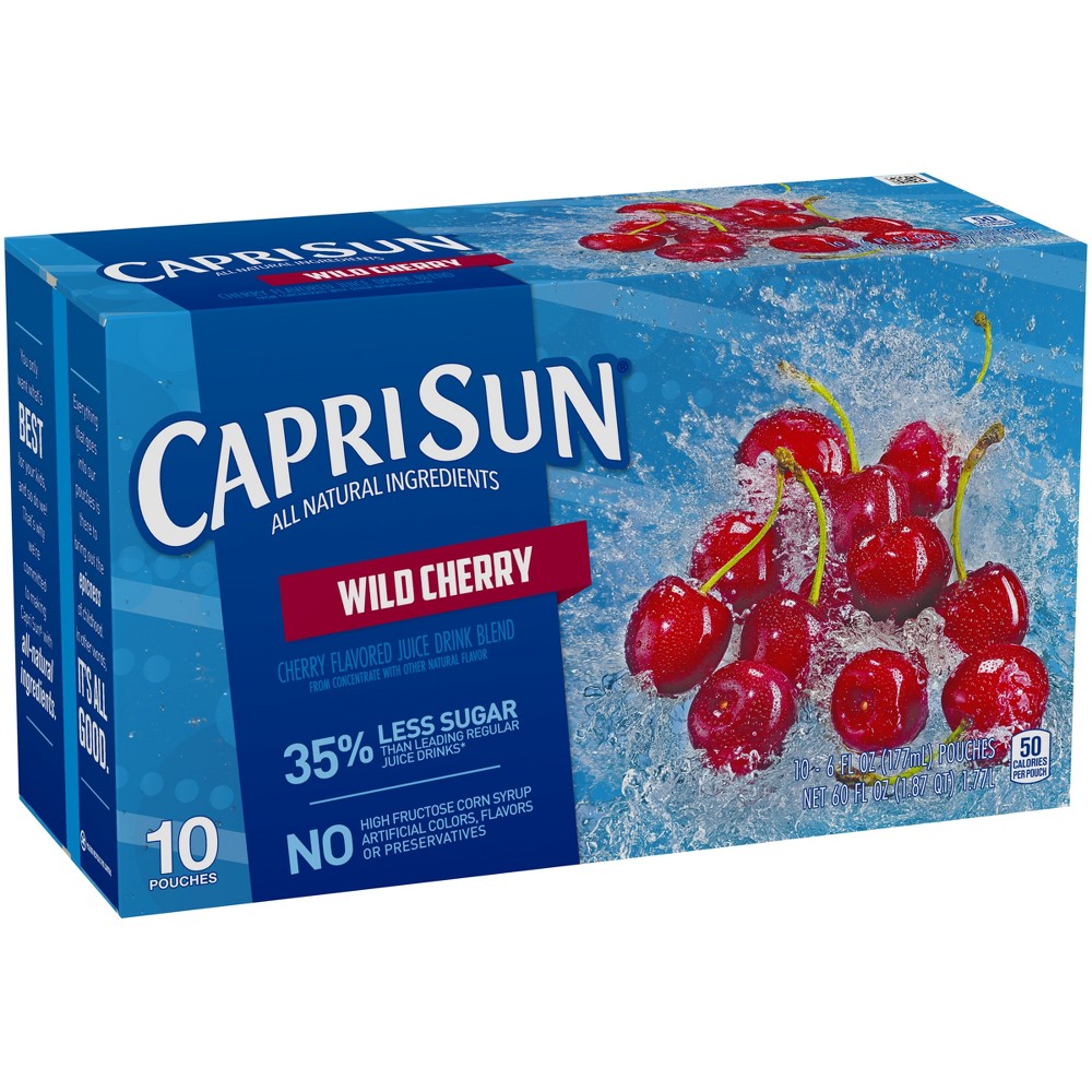 UPC 087684001004 - Capri Sun Wild Cherry Juice Box Pouches 10 ct Box 6 ...
