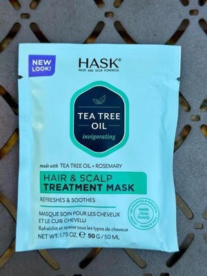 Hask Scalp Treatment Hair Mask Infused With Tea Tree & Rosemary Oil - 1 ...