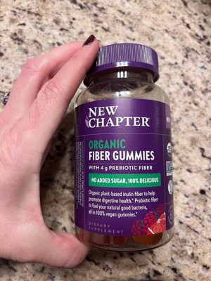 New Chapter Organic Fiber Gummies For Adults - Up To 8g Plant-based ...