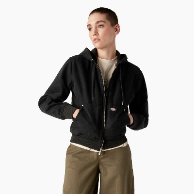 Dickies Women’s Duck Canvas Fleece Lined Jacket : Target