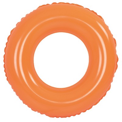 Swim Central 42" Orange And Black Inflatable Power Blaster Swimming Pool Inner Tube : Target