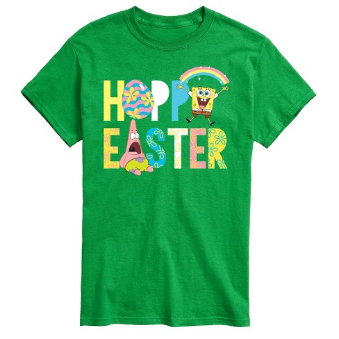 Men's Spongebob Squarepants Hoppy Easter Patrick And Spongebob Short ...