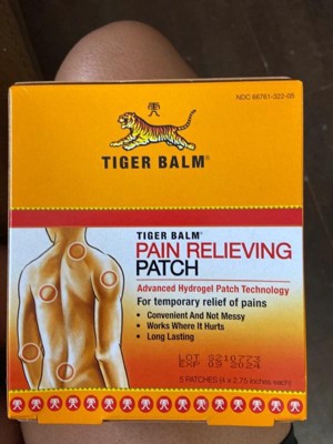 Tiger Balm Pain Relieving Patch - 5ct : Target