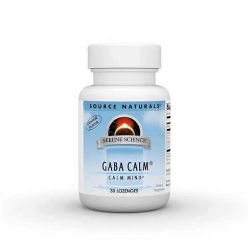 Gaba Calm Sublingual-orange By Source Naturals, Inc. - 30 Lozenge : Target