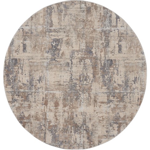Nourison Rustic Textures Contemporary Indoor Area Rug Beige/grey 7'10 ...