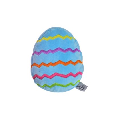 Midlee Plush Easter Egg Dog Toy- Blue (small) : Target