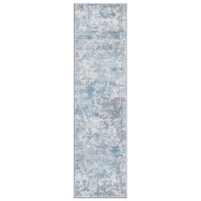 2'x7' Washable Weave Herringbone Runner Rug Indigo - Threshold™ : Target