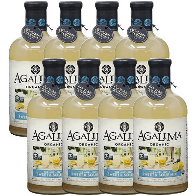 Agalima Organic Authentic 8 Pack Sweet & Sour Mix - All Natural, 1 ...