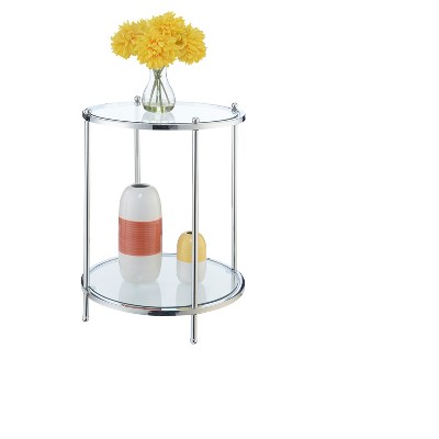 Royal Crest 2 Tier Round End Table - Johar Furniture : Target
