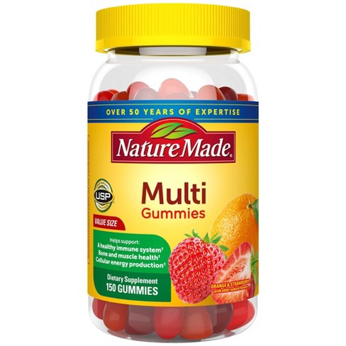 Nature Made Multivitamin Gummies - Orange, Cherry & Mixed Berry - 150ct ...