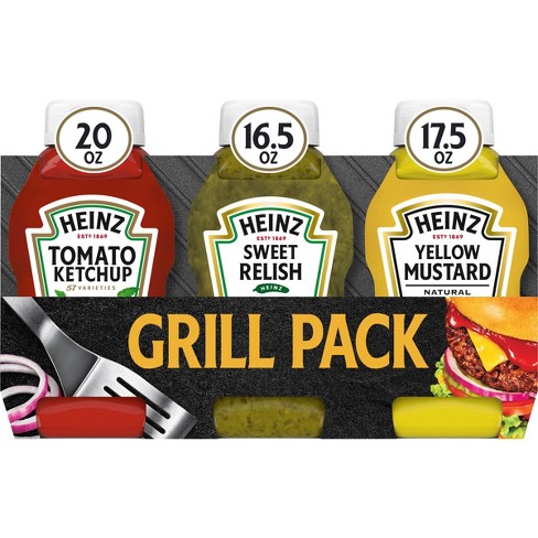 Heinz Picnic Pack Condiments 54oz : Target