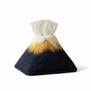 Alilang Mountain Shaped Tissue Box Cover Quilted Soft Decorative Holder ...