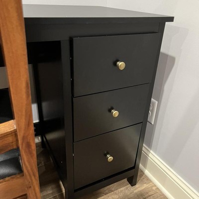 Computer Desk Study Writing Desk Home Office Workstation With 3 Drawers ...