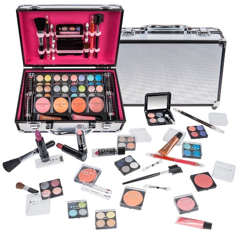 Shany Makeup Train Case Aluminum Makeup Set : Target