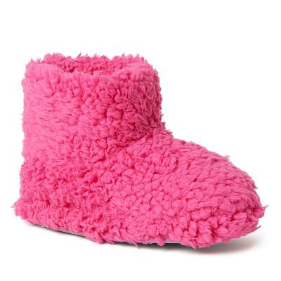 Jessica Simpson Girl' Plush Star Bootie Slippers - Pink/extra Large ...