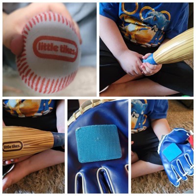 Little Tikes Junior Toy Baseball Starter Set - 3pc : Target