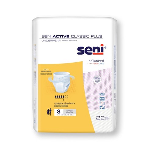 Seni Active Classic Plus Underwear, Moderate Incontinence, Unisex ...