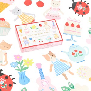 Meri Meri Kitten Club Shaped Stickers (Pack of 25) : Target