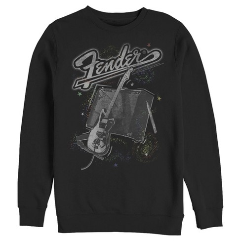 Men's Fender Celestial Amp Logo Sweatshirt - Black - Medium : Target